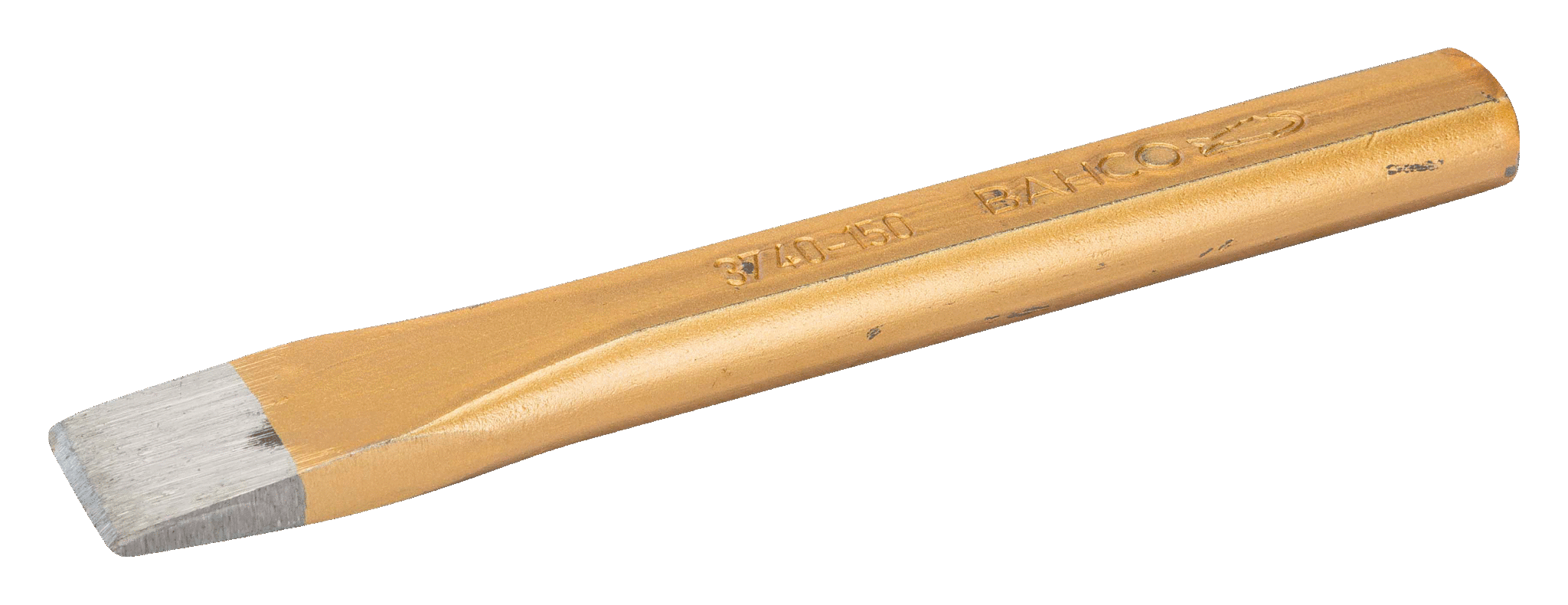 Cold Chisels with Flat Oval Shank and Lacquered Copper Finish | BAHCO