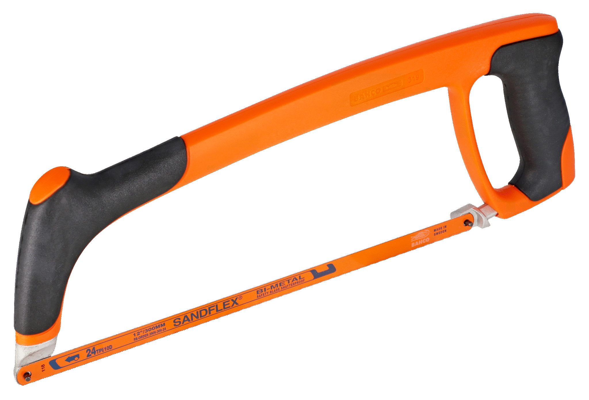 Professional Hand Hacksaw Frames with Soft Grip Handle 300 mm | BAHCO