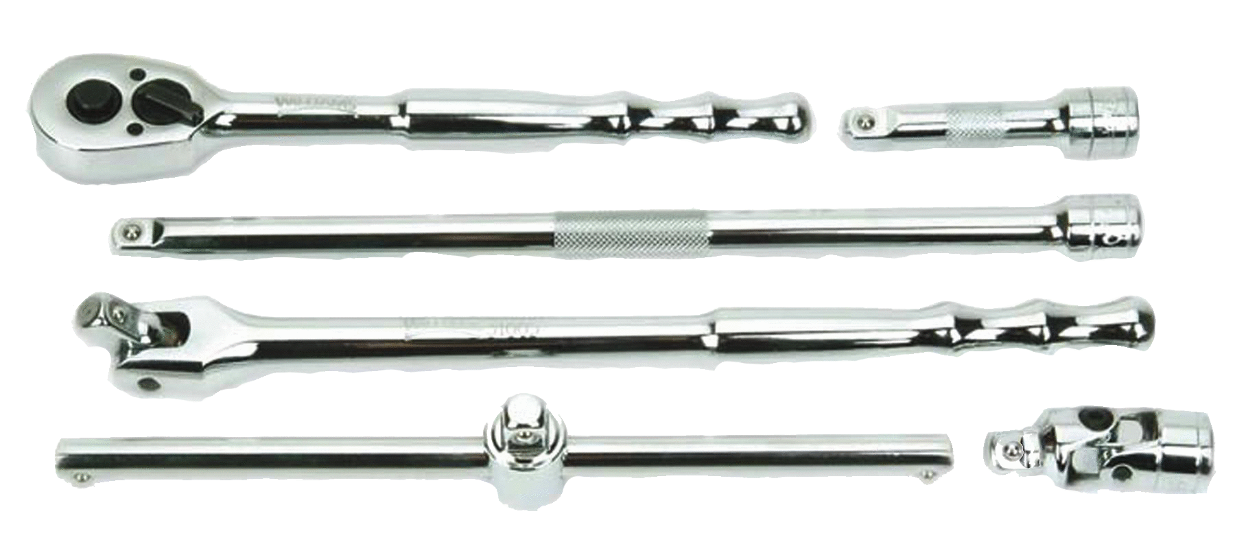 3/8 Drive Ratchet and Drive Tool Set, 6 Pieces