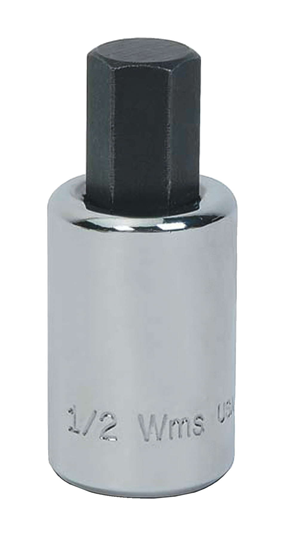 1/2" Drive Standard Length Hex Bit Sockets, High Polished Chrome Finish ...