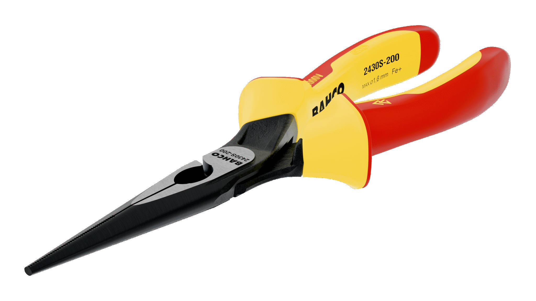 ERGO™ Snipe Nose Pliers with Insulated Dual-Component Handles and ...