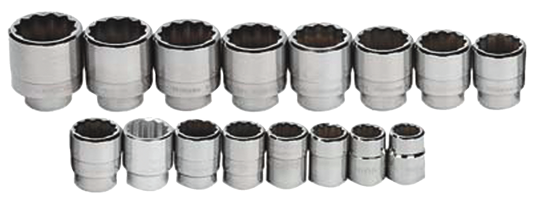 3/4" Drive Shallow Socket Set, 12 Point, SAE, 12 Pieces | SNAP-ON