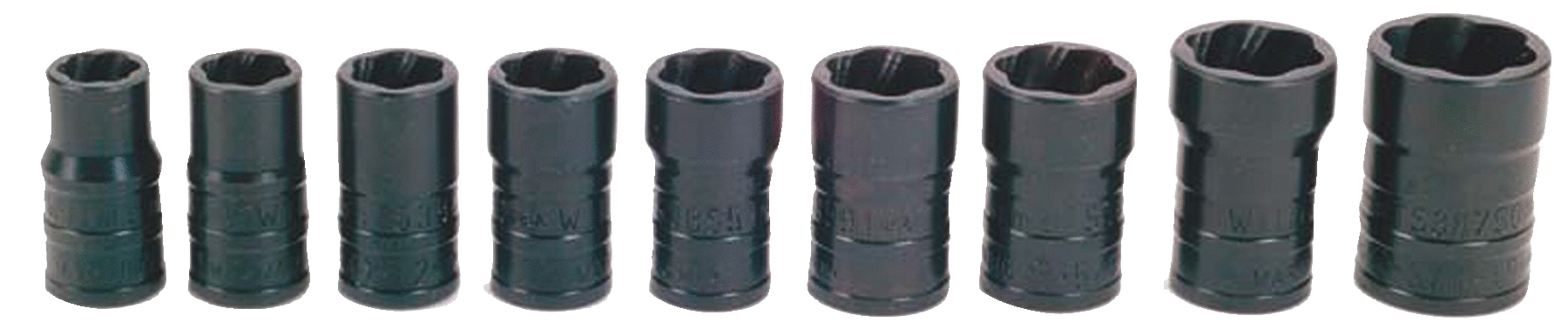 3/8 Drive Turbosocket Salvage Socket Set, SAE, 9 Piece | SNAP-ON